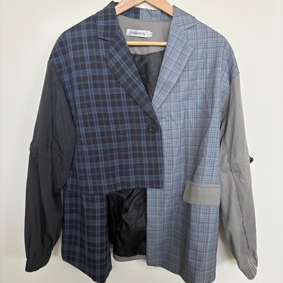 Jackets & Coats | Patchwork Colorblock Blazer | Poshmark
